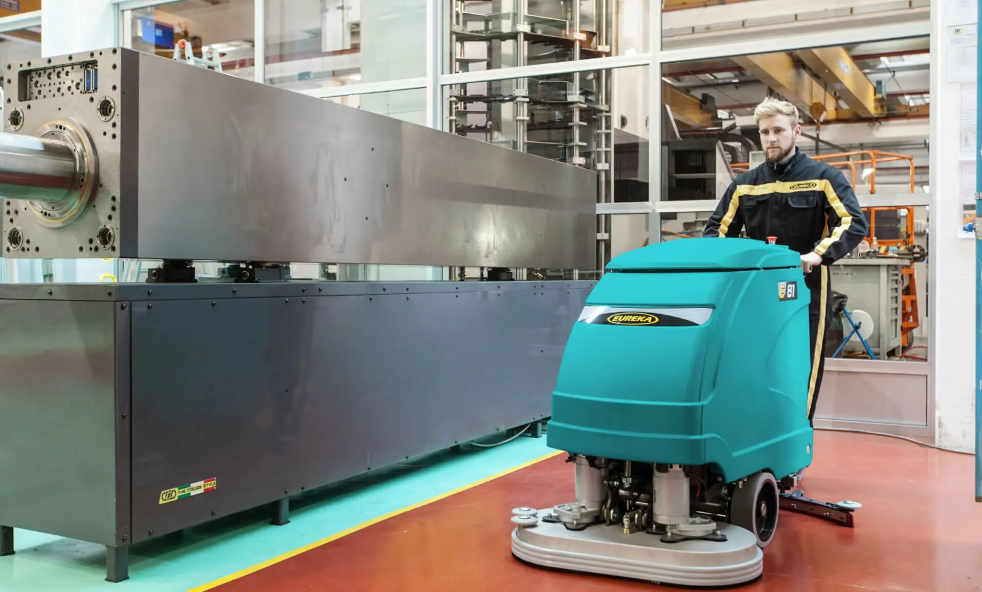 Introducing The Stand-On/Ride-On SC3500 Scrubber Dryer - Columbus UK ...